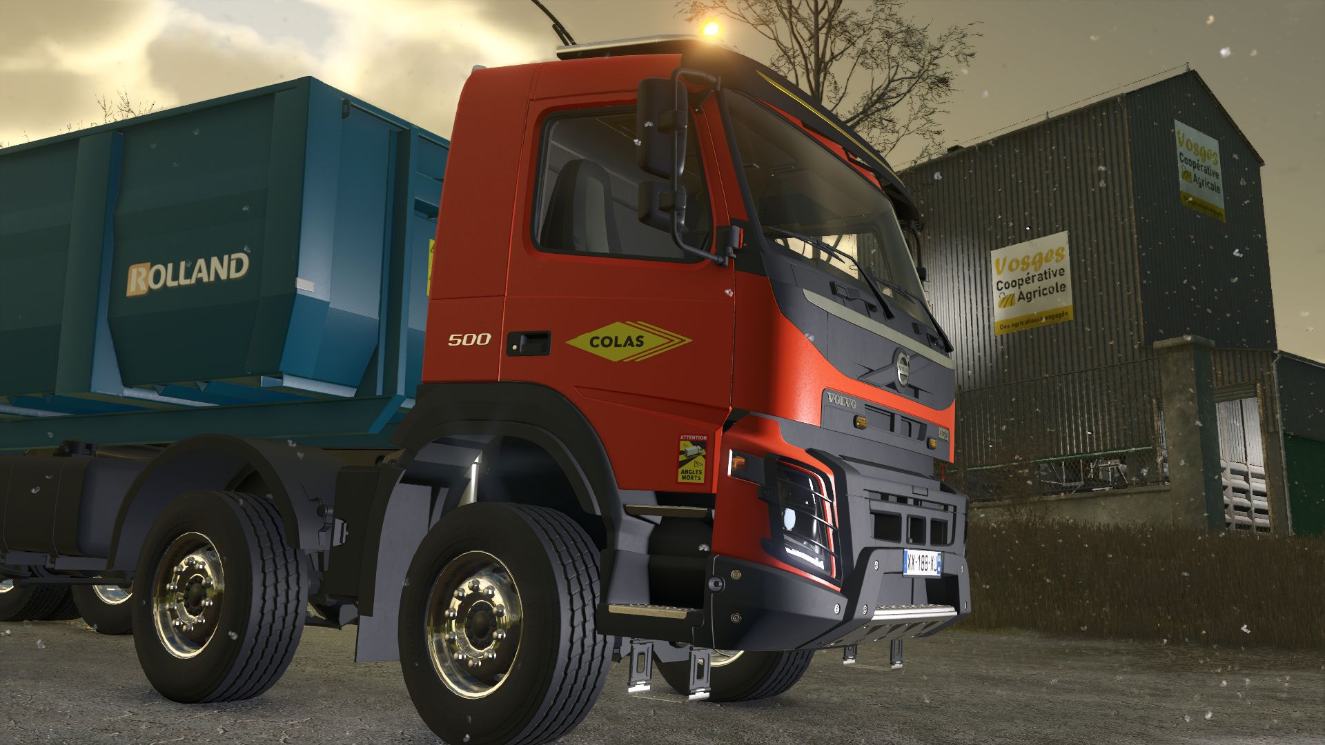 Volvo FMX Ampiroll 8x4 V1.0.0.1 - FS25 / FS22 Mod
