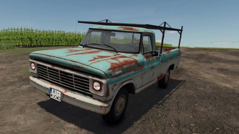 1967 Rusty Ford Truck V1.0.0.3 - FS25 / FS22 Mod