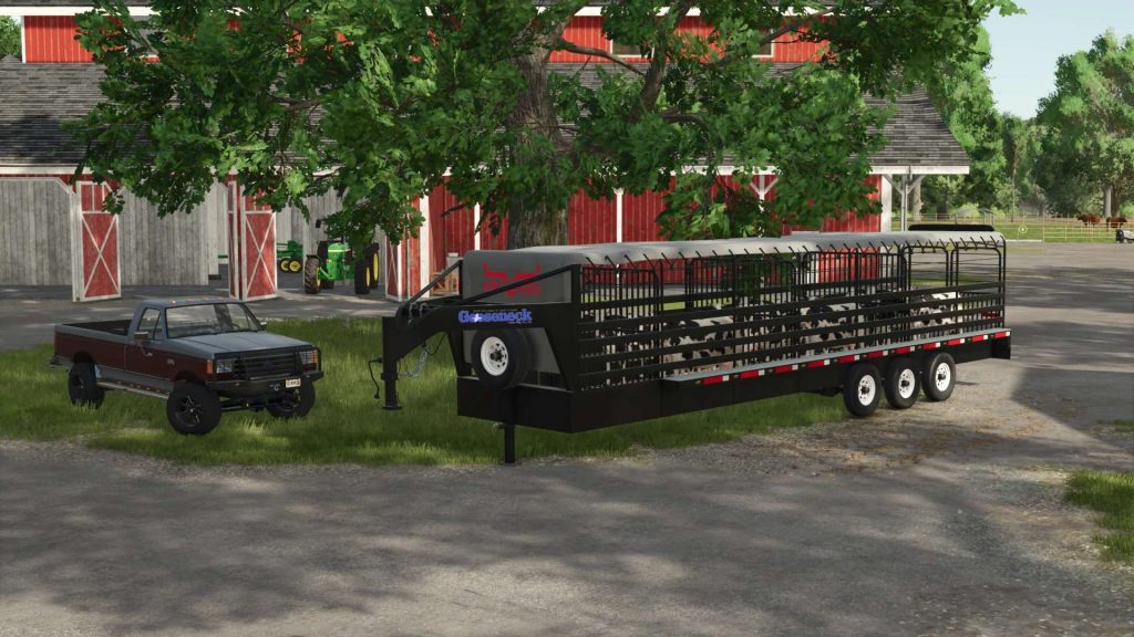 32FT Wilson Gooseneck Trailer v1.0.0.0 - FS25 / FS22 Mod