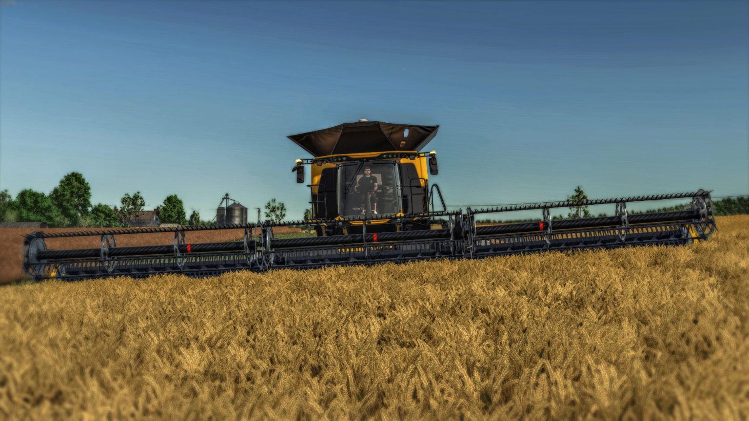 Combine Fill Level Warning V1.2.1.0 - FS25 / FS22 Mod