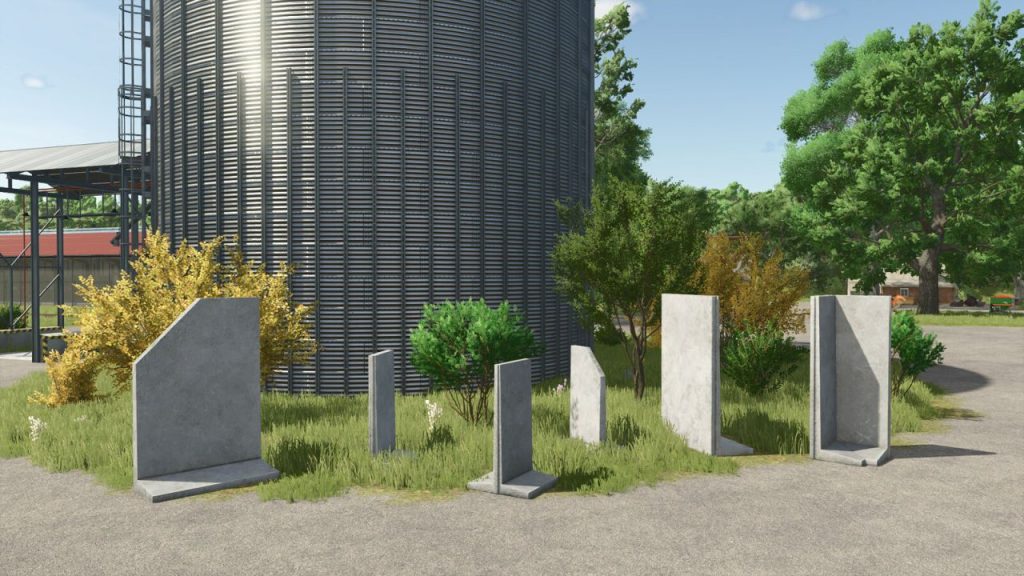 Concrete Wall V1.0.0.0 - FS25 / FS22 Mod