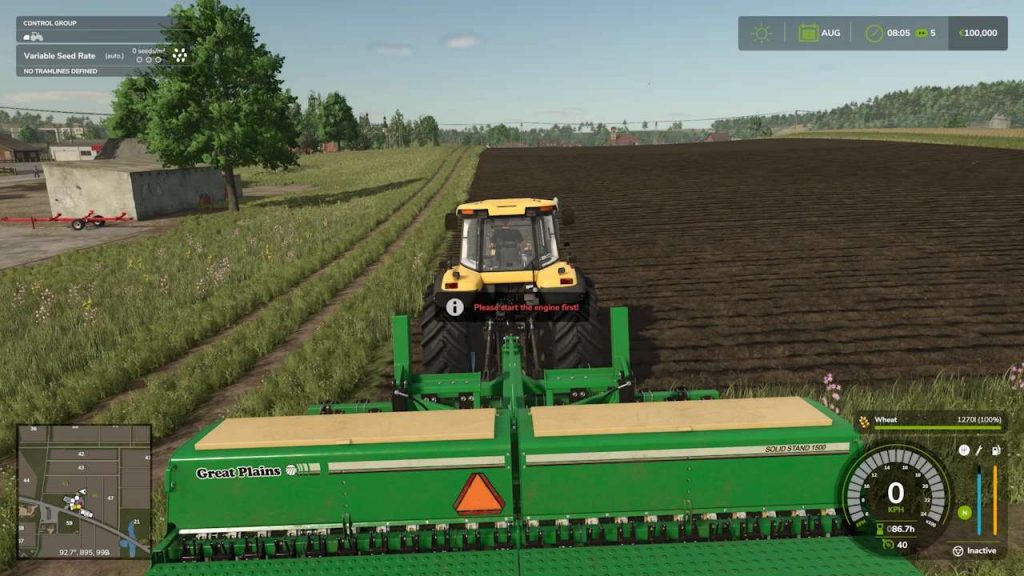 Disable Automatic Engine Start v1.0.0.0 - FS25 / FS22 Mod