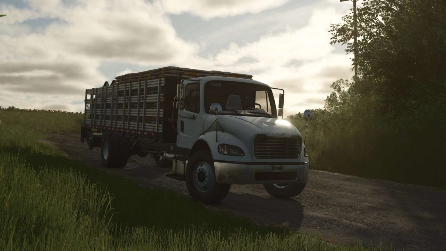 Freightliner M2 Stakebed v1.3.0.0 - FS25 / FS22 Mod