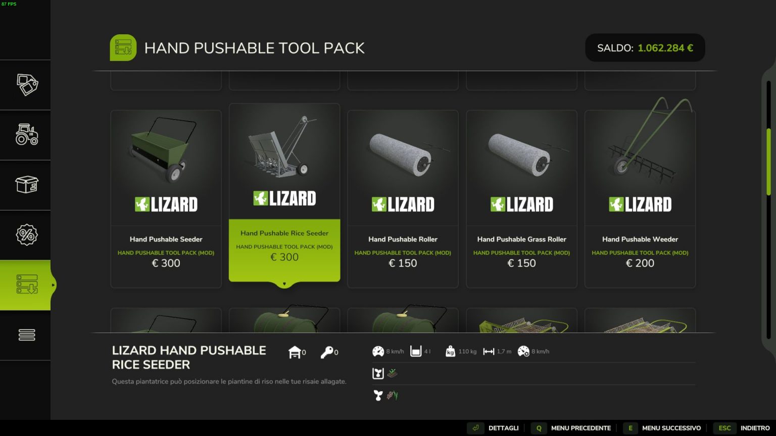 Hand Pushable Machines Pack V2.0.0.0 - FS25 / FS22 Mod