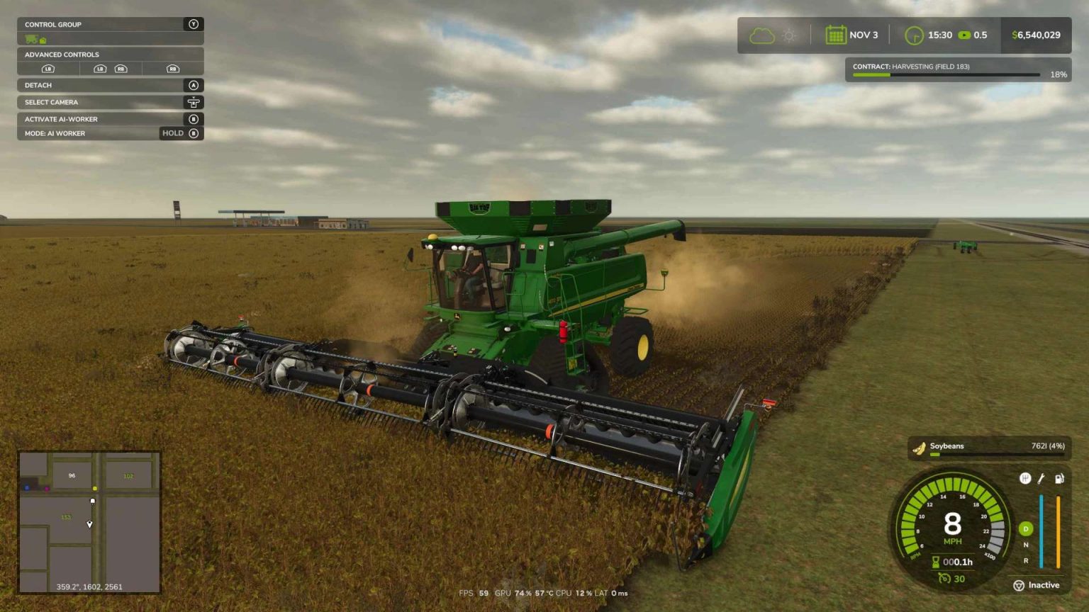 John Deere STS Combines v1.0.0.0 - FS25 / FS22 Mod