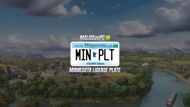 Minnesota License Plate V1.0.0.0 - FS25 / FS22 Mod