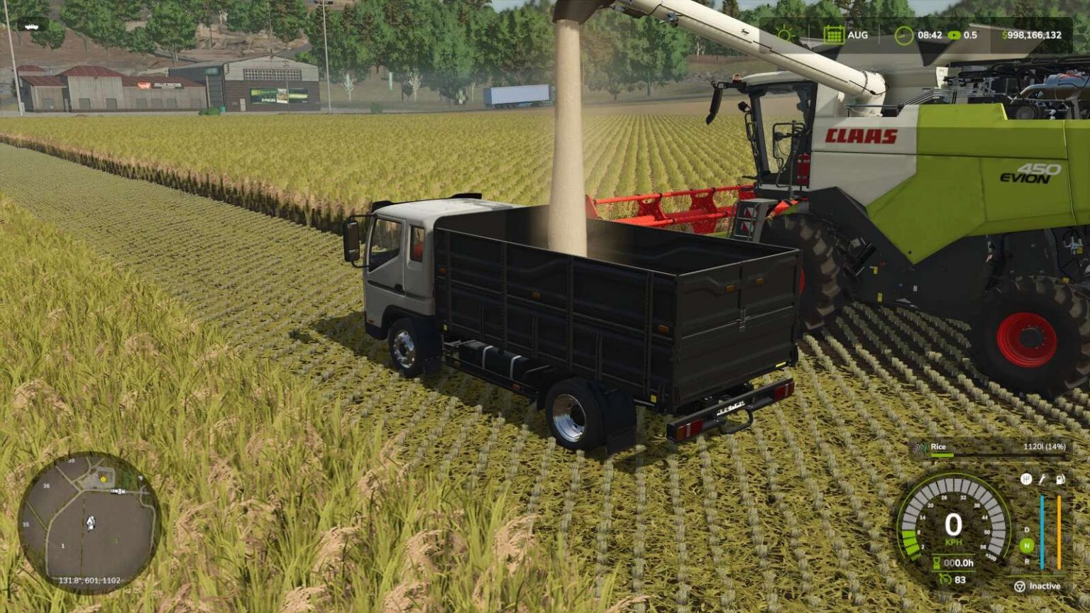 Rice Harvest Mod v1.0.0.0 - FS25 / FS22 Mod