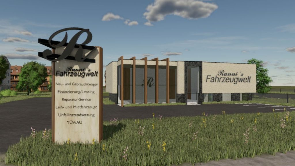 Runni's vehicle world Car Dealership V1.0.0.0 - FS25 / FS22 Mod