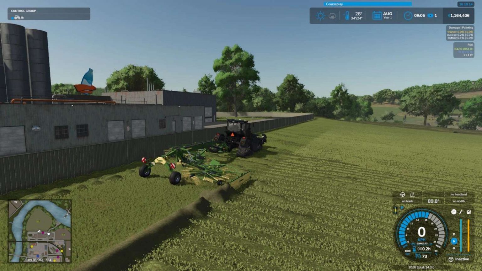 Windrower Tedders v1.0.0.0 - FS25 / FS22 Mod