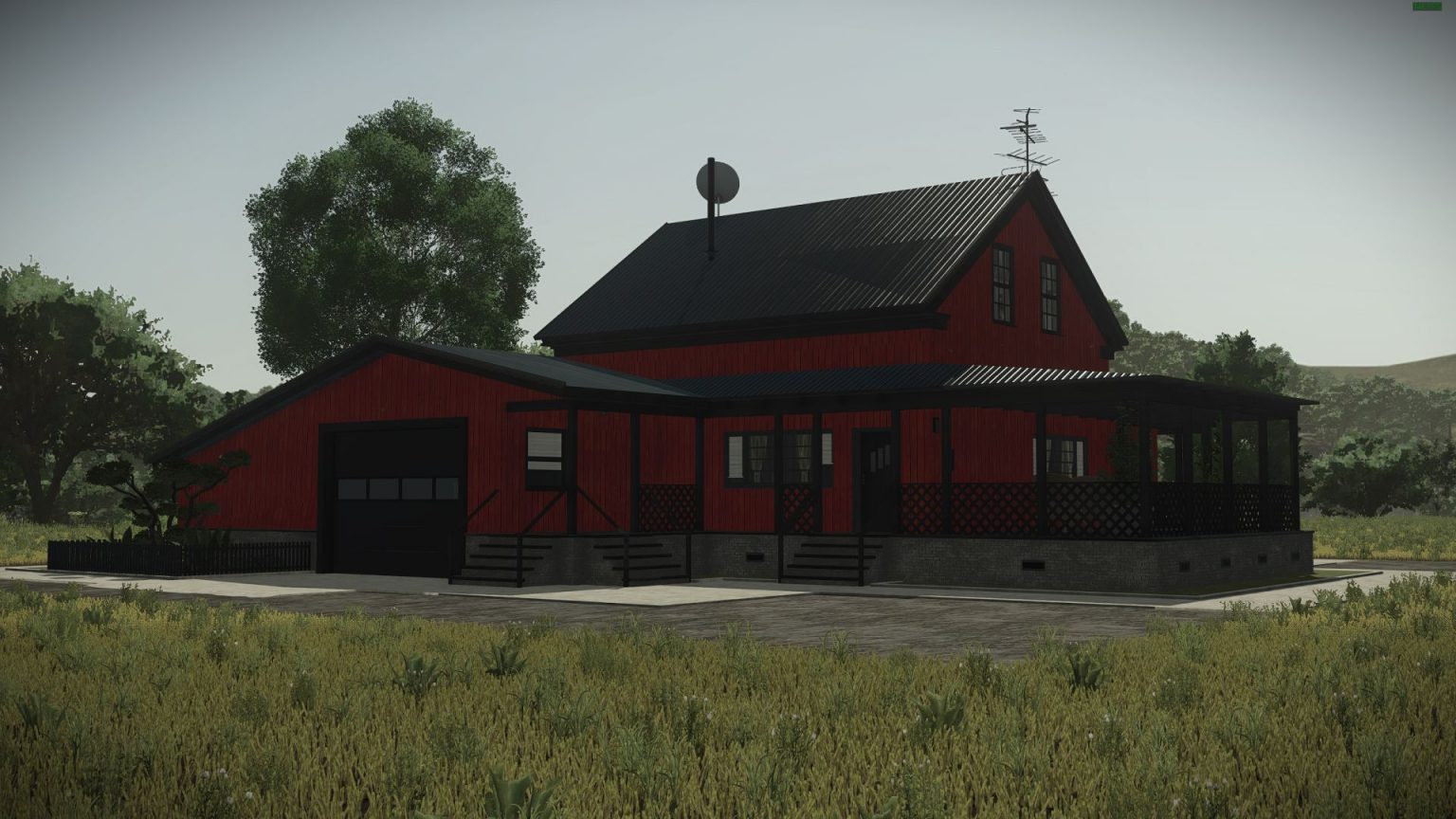 American Canadian Farmhouse V1.0.0.0 - FS25 / FS22 Mod
