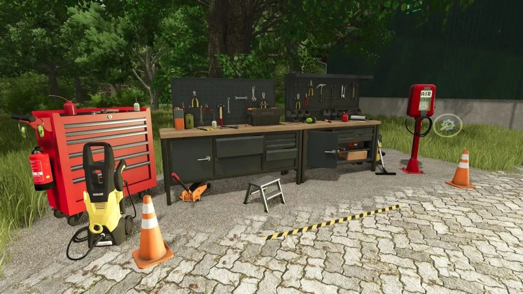 Automated multifunctional workshop V1.0.0.5 - FS25 / FS22 Mod