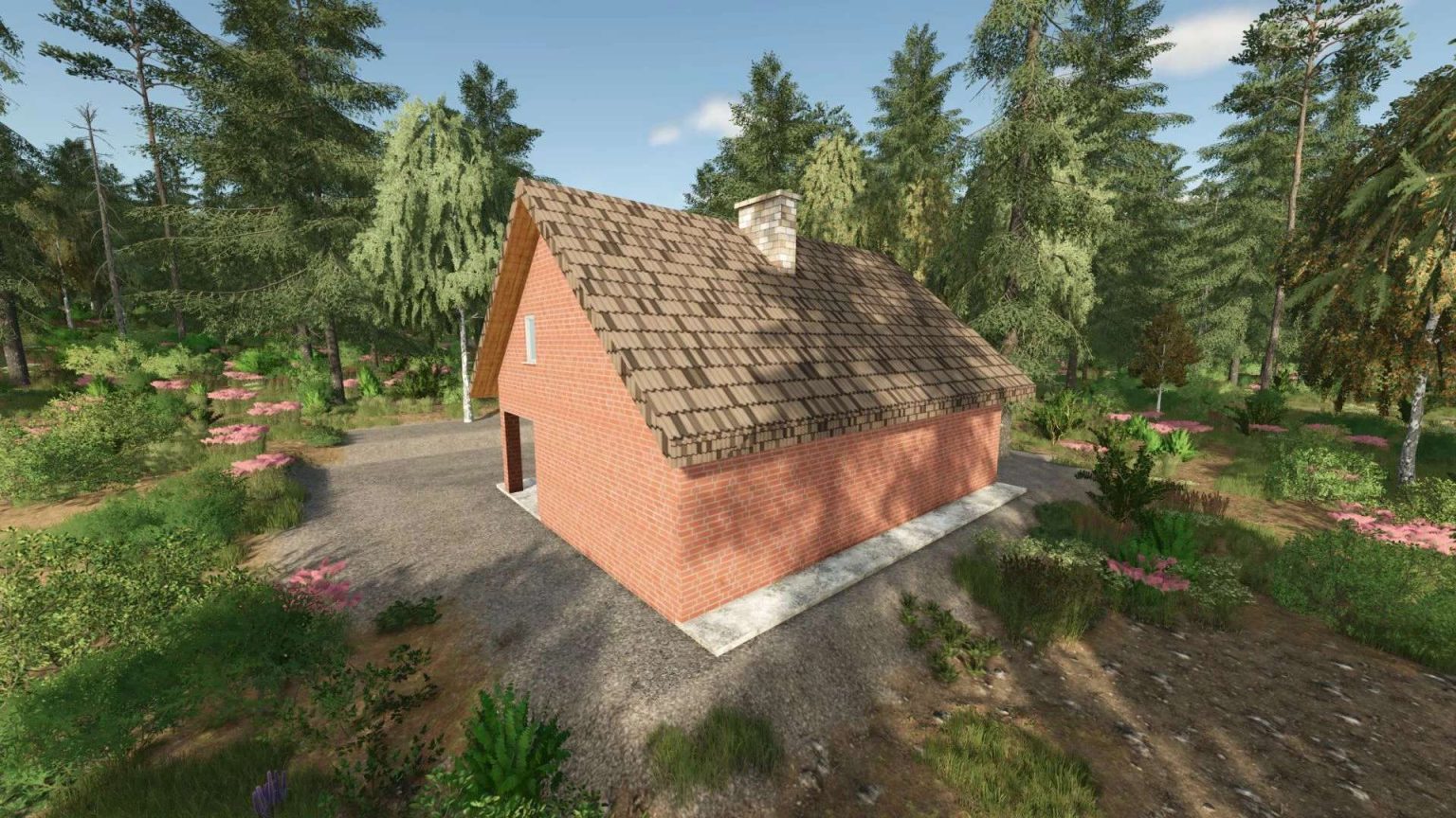 Brick house v1.0.0.0 - FS25 / FS22 Mod