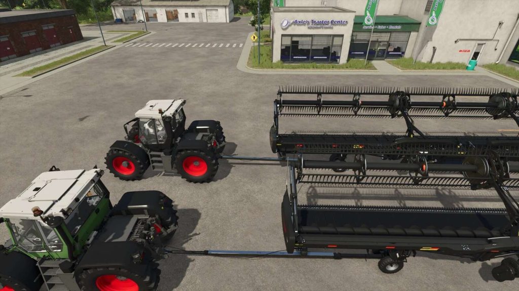 FD250 With Integrated Cutterbar Wagon And Longer Drawbar v1.0 - FS25 ...