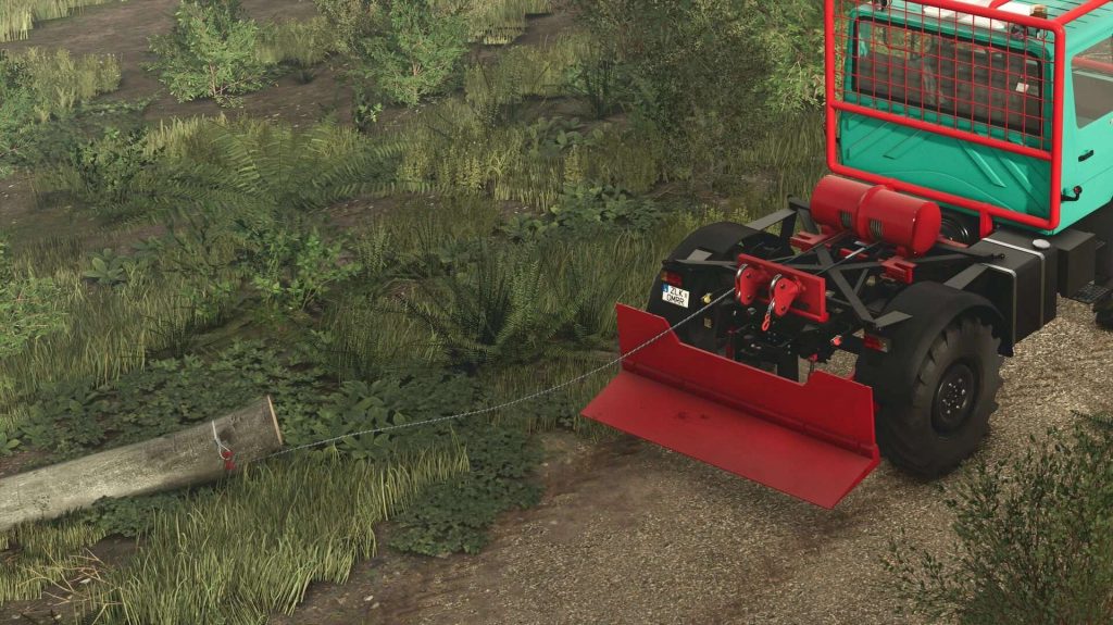 Forestry winch U411 & U436 v1.0.0.0 - FS25 / FS22 Mod