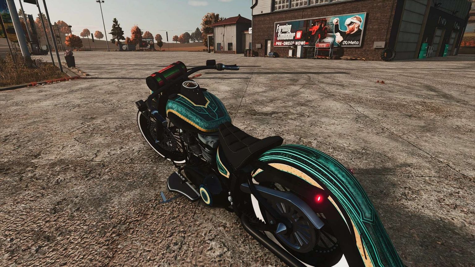Harley Softtail Custom v1.0.0.0 - FS25 / FS22 Mod