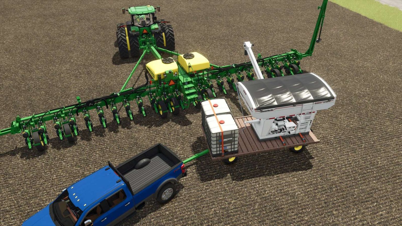John Deere 1075 Hay Wagon v1.0.0.0 - FS25 / FS22 Mod
