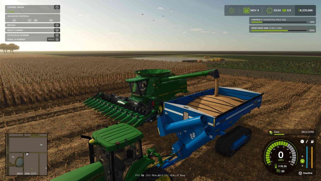 John Deere 9610 Combine v1.0.0.0 - FS25 / FS22 Mod