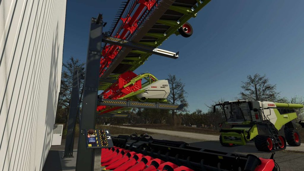 Lizard Hydra-Glide Header Rack v1.0.0.0 - FS25 / FS22 Mod