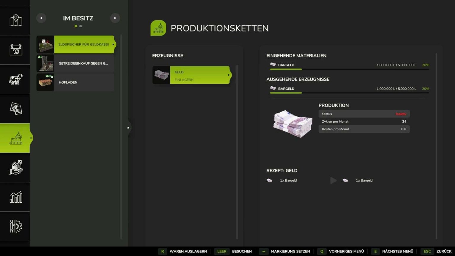 Money memory V1.0.1.2 - FS25 / FS22 Mod