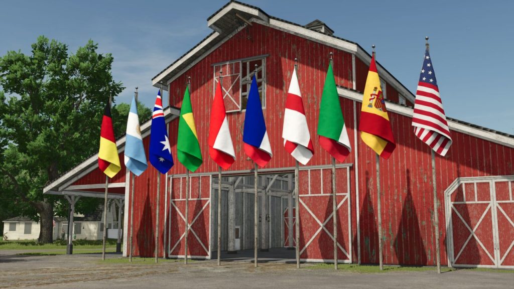Nations Flags V1.0.0.0 - FS25 / FS22 Mod