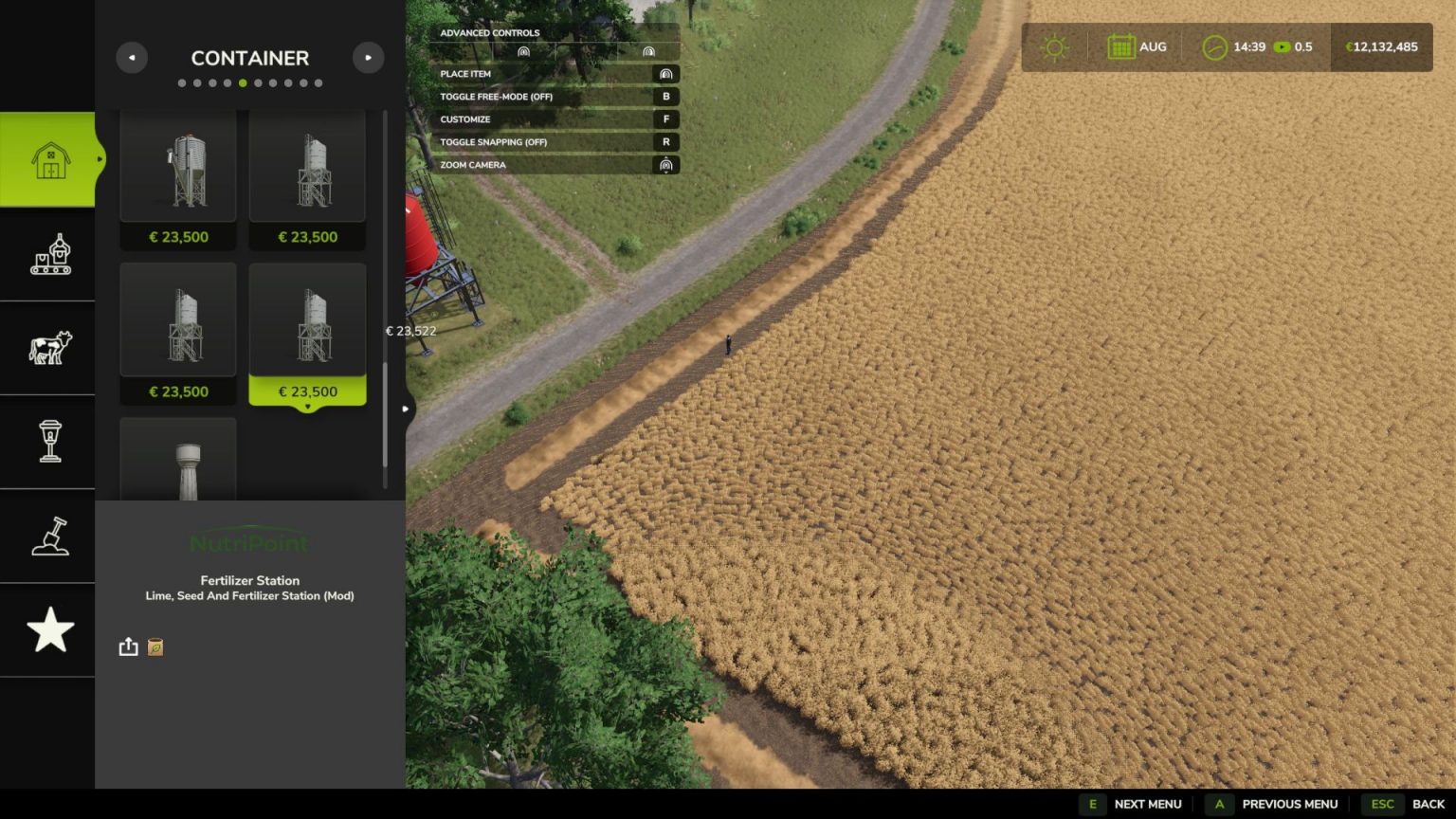 Placeable supply system V1.0.0.0 - FS25 / FS22 Mod