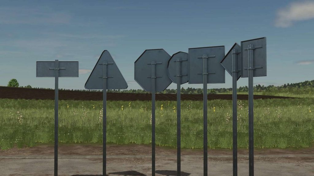 Swedish Road Sign Pack Placeable v1.0.0.1 - FS25 / FS22 Mod