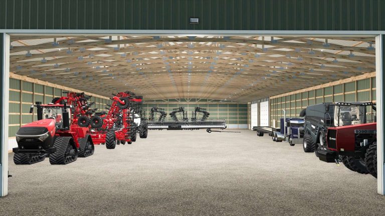 100x240 Post Frame Cold Storage Pack v1.0.0.0 - FS25 / FS22 Mod