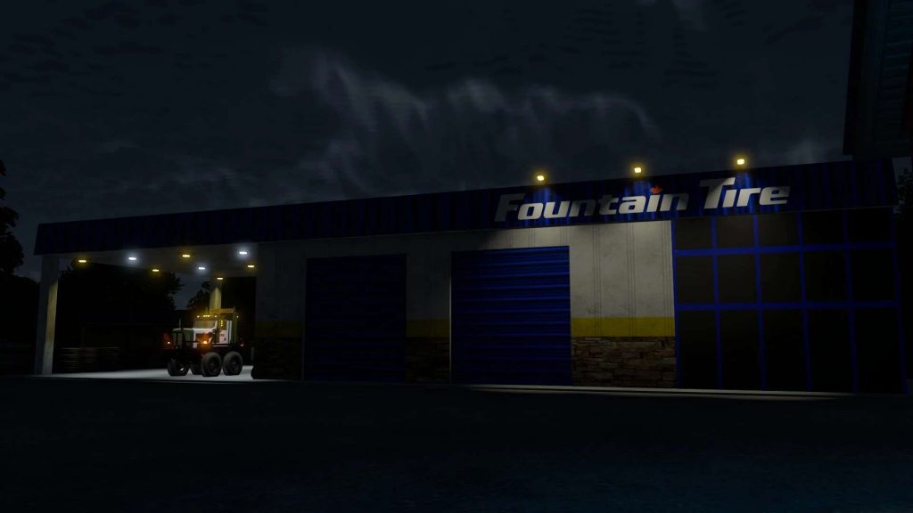 Fountain Tire v1.0.0.0 - FS25 / FS22 Mod