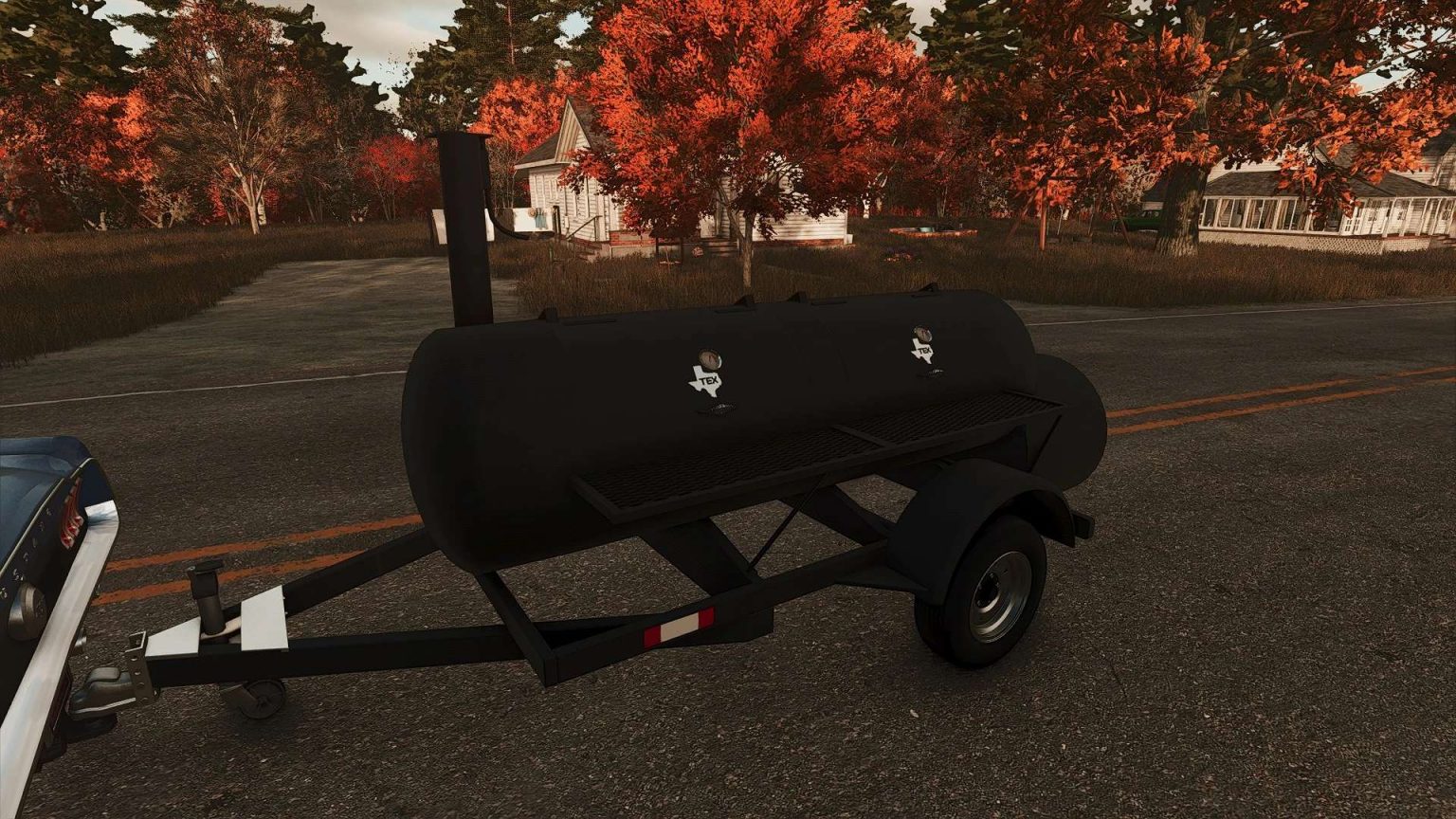 Gorilla BBQ Smoker Trailer Pack v1.0.0.0 - FS25 / FS22 Mod