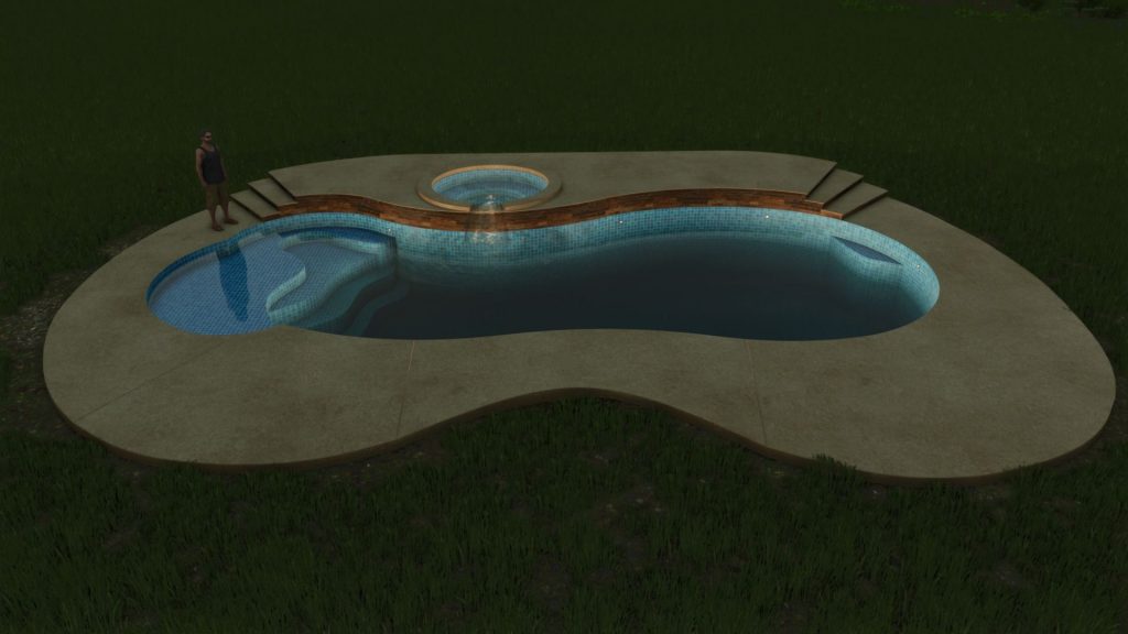 Home Swimming Pool V1.0.0.0 - FS25 / FS22 Mod