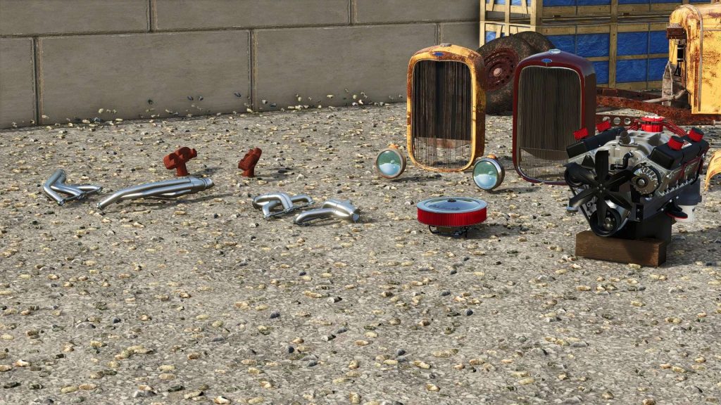 Hot Rod And Small Block Chevy Engine v1.0.0.0 - FS25 / FS22 Mod