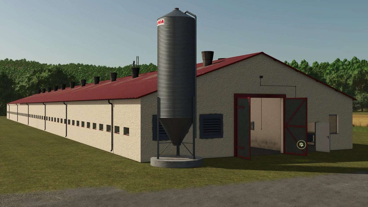 Long Chicken Barn v1.0.0.0 - FS25 / FS22 Mod