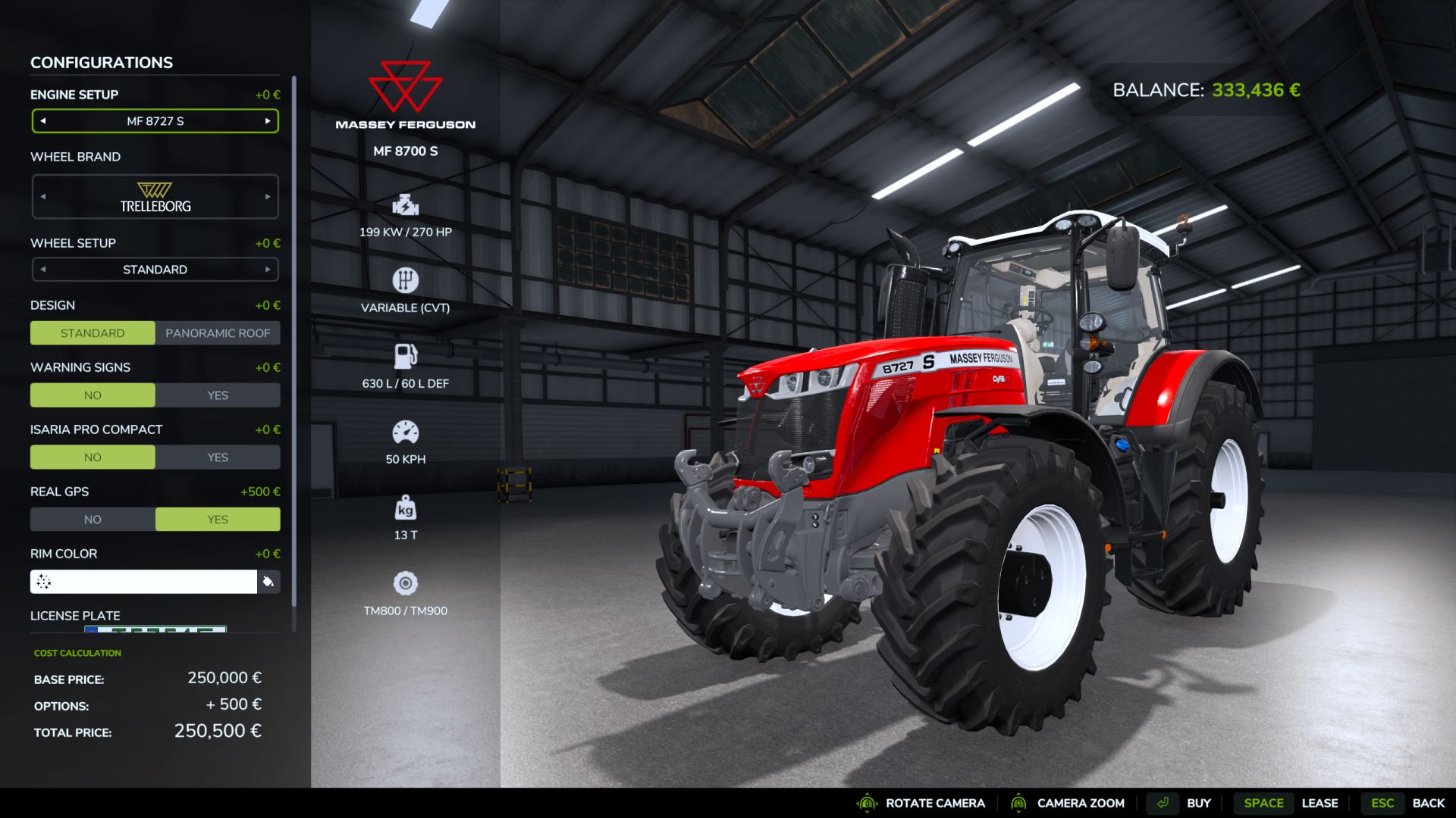 Massey Ferguson 8700S V1.1.0.1 - FS25 / FS22 Mod