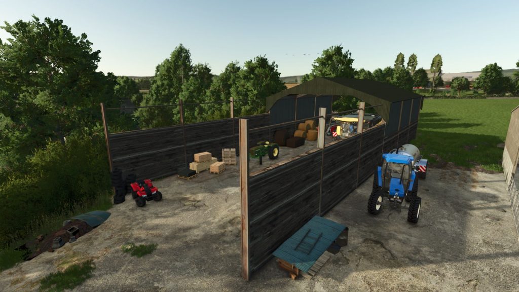 Old UK silage pit V1.0.0.0 - FS25 / FS22 Mod