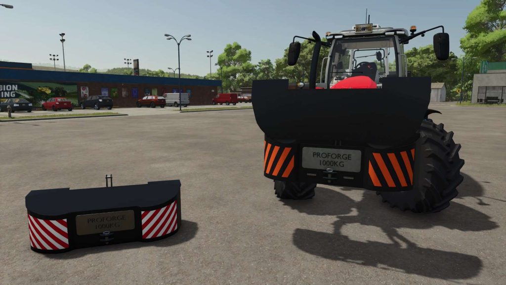 Proforge 1T Weight v1.0.0.0 - FS25 / FS22 Mod