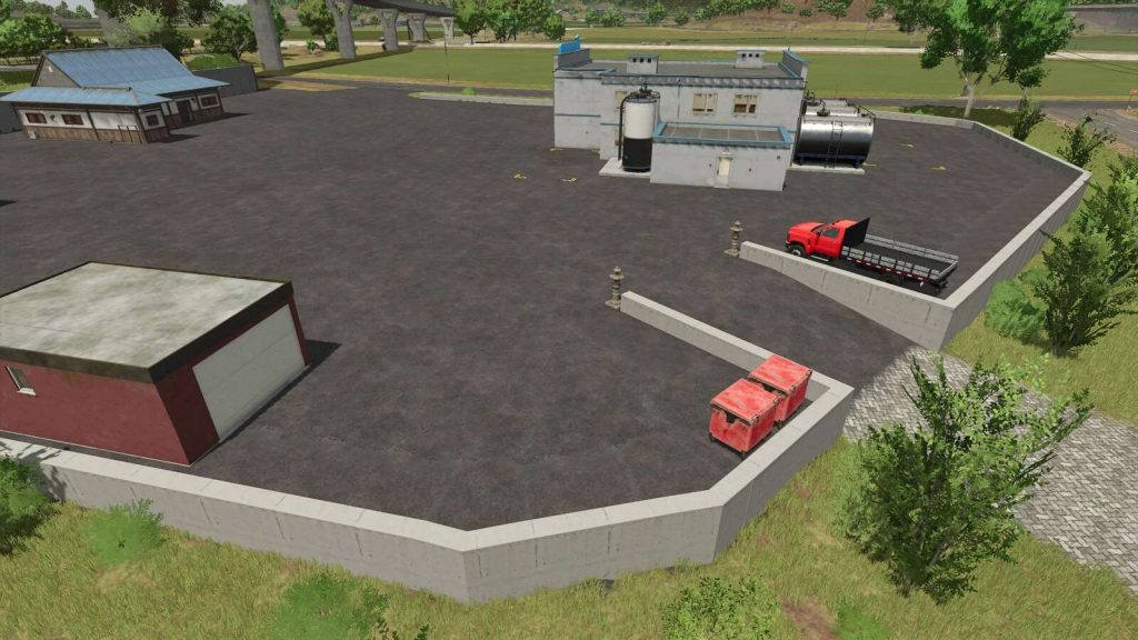 Retaining Wall Fence v1.0.0.0 - FS25 / FS22 Mod