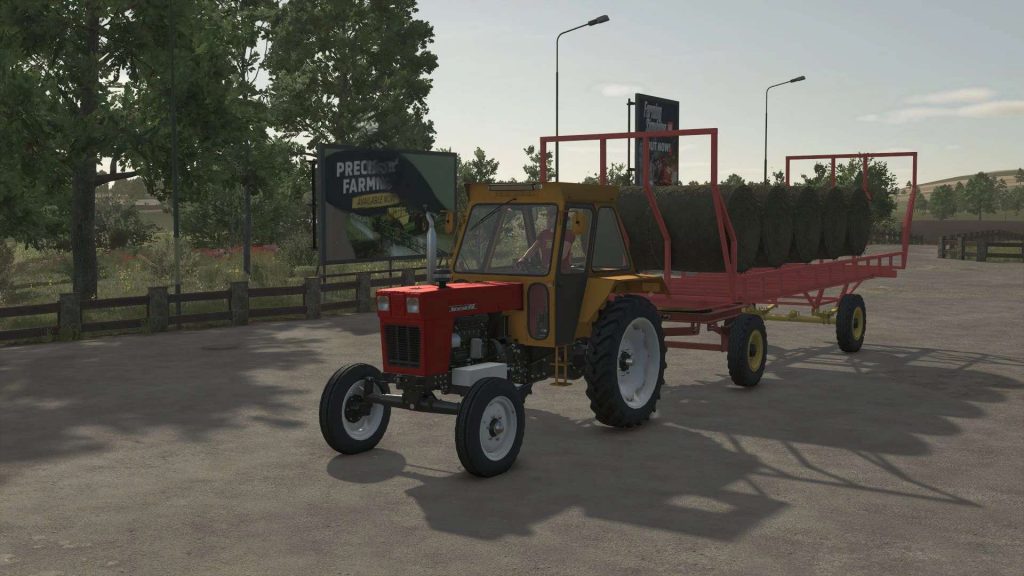 Romanian Bale Trailer v1.0.0.0 - FS25 / FS22 Mod