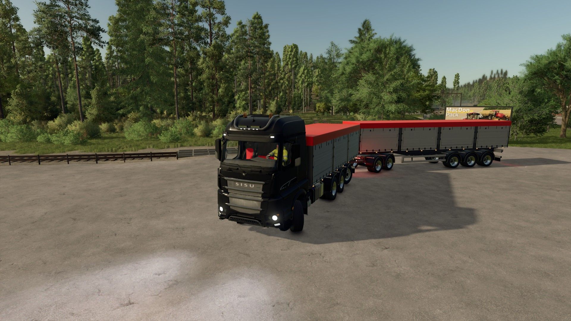 SISU Polar Swapbody Pack V1.3.1.5 - FS25 / FS22 Mod