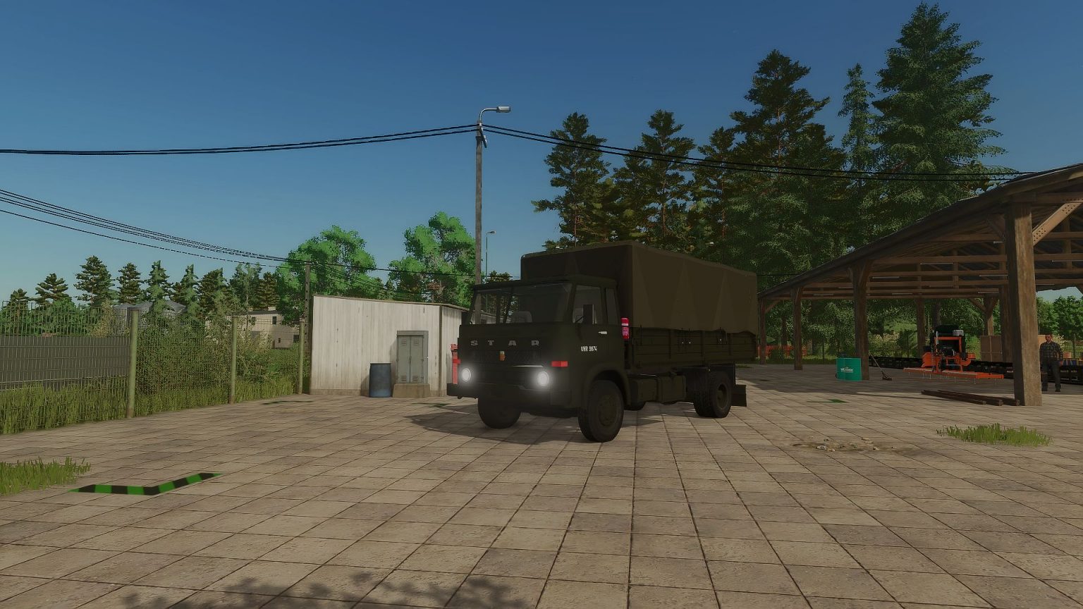 Star 28 tarpaulin Polish army V1.0.0.0 - FS25 / FS22 Mod
