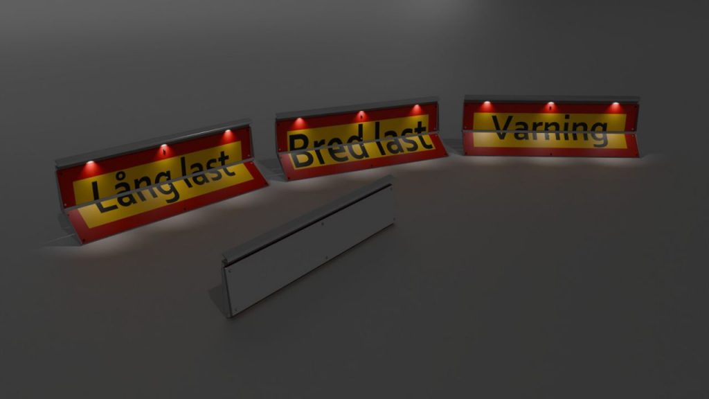 Swedish Warning Signs Prefab V1.0.0.0 - FS25 / FS22 Mod