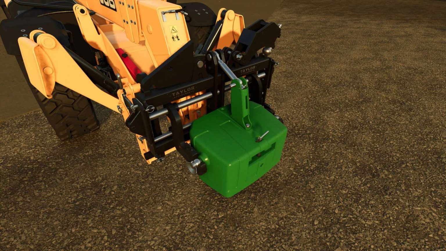 Taylor Attachments 3 Point Headstock Adapter v1.0.0.0 - FS25 / FS22 Mod