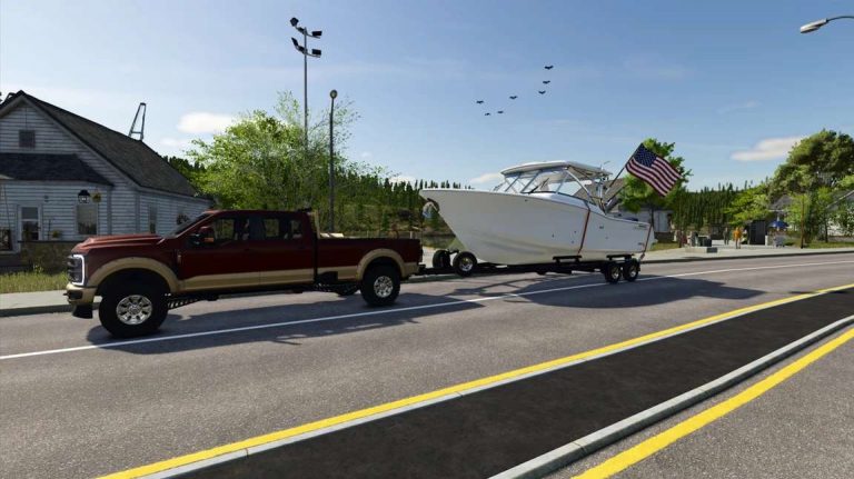 27FT Grady White Boat v1.0.0.0 - FS25 / FS22 Mod