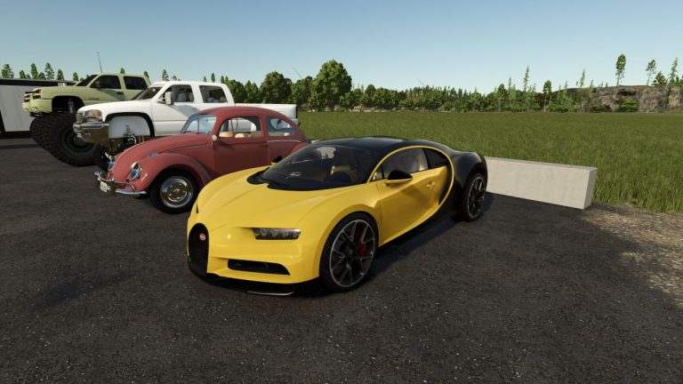 Bugatti Chiron V1.0.1.0 - FS25 / FS22 Mod