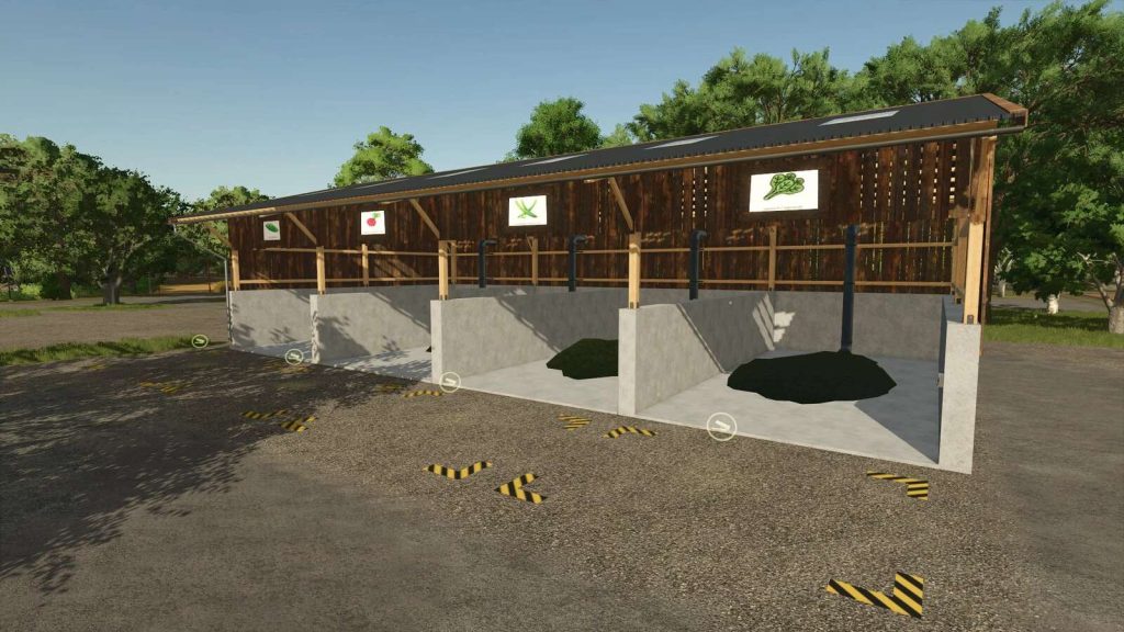 Bulk Vegetable Storage v1.0.0.0 - FS25 / FS22 Mod