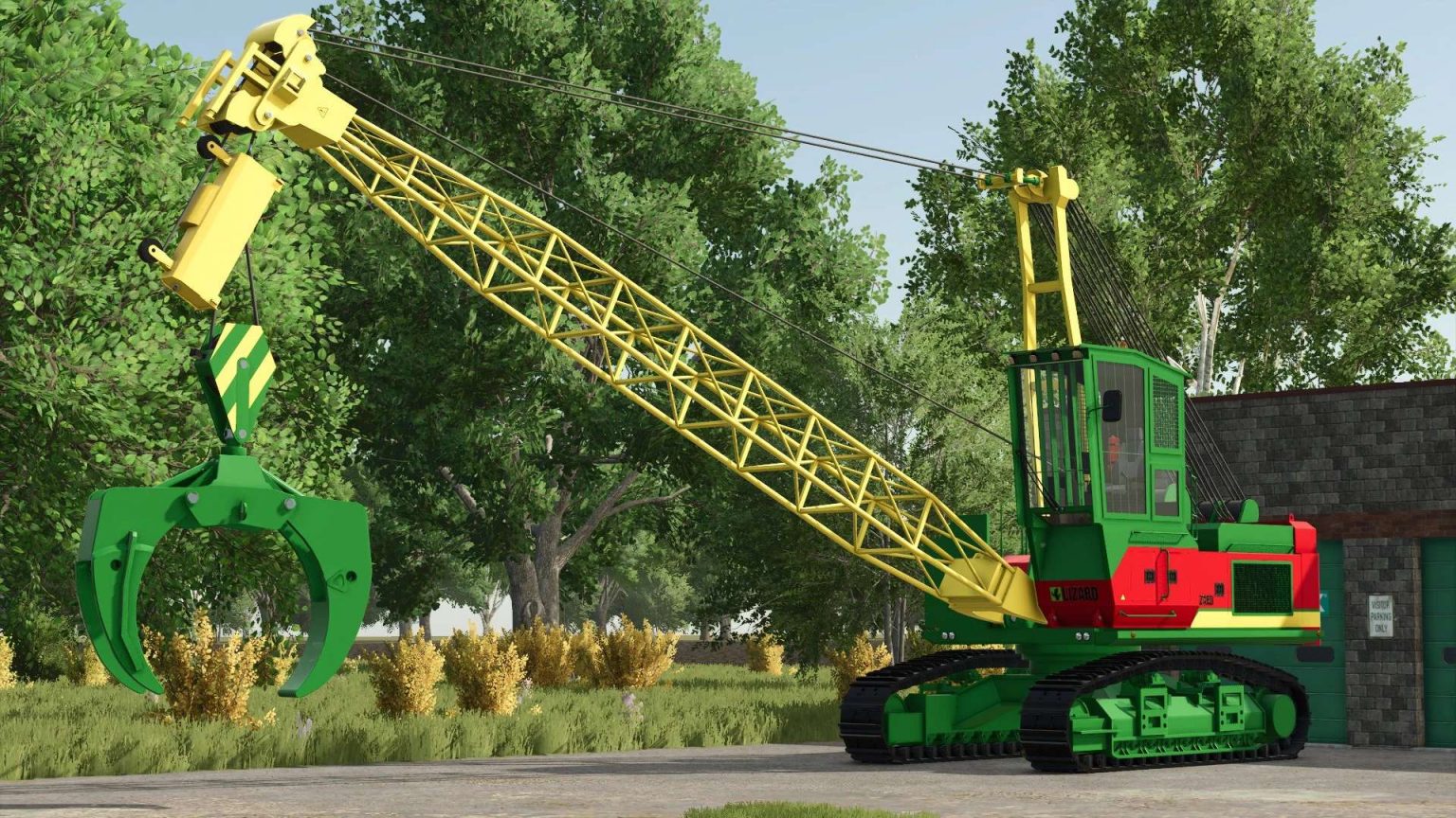 Grapple Yarder Crane v1.0.0.0 - FS25 / FS22 Mod
