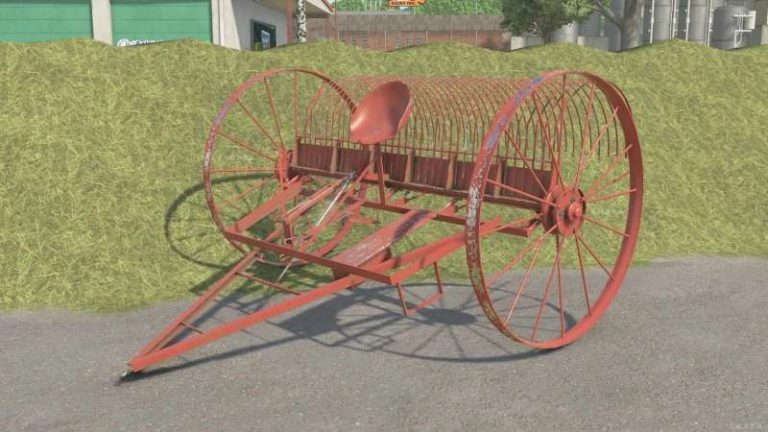 Horse Drawn Rake v1.0.0.0 - FS25 / FS22 Mod