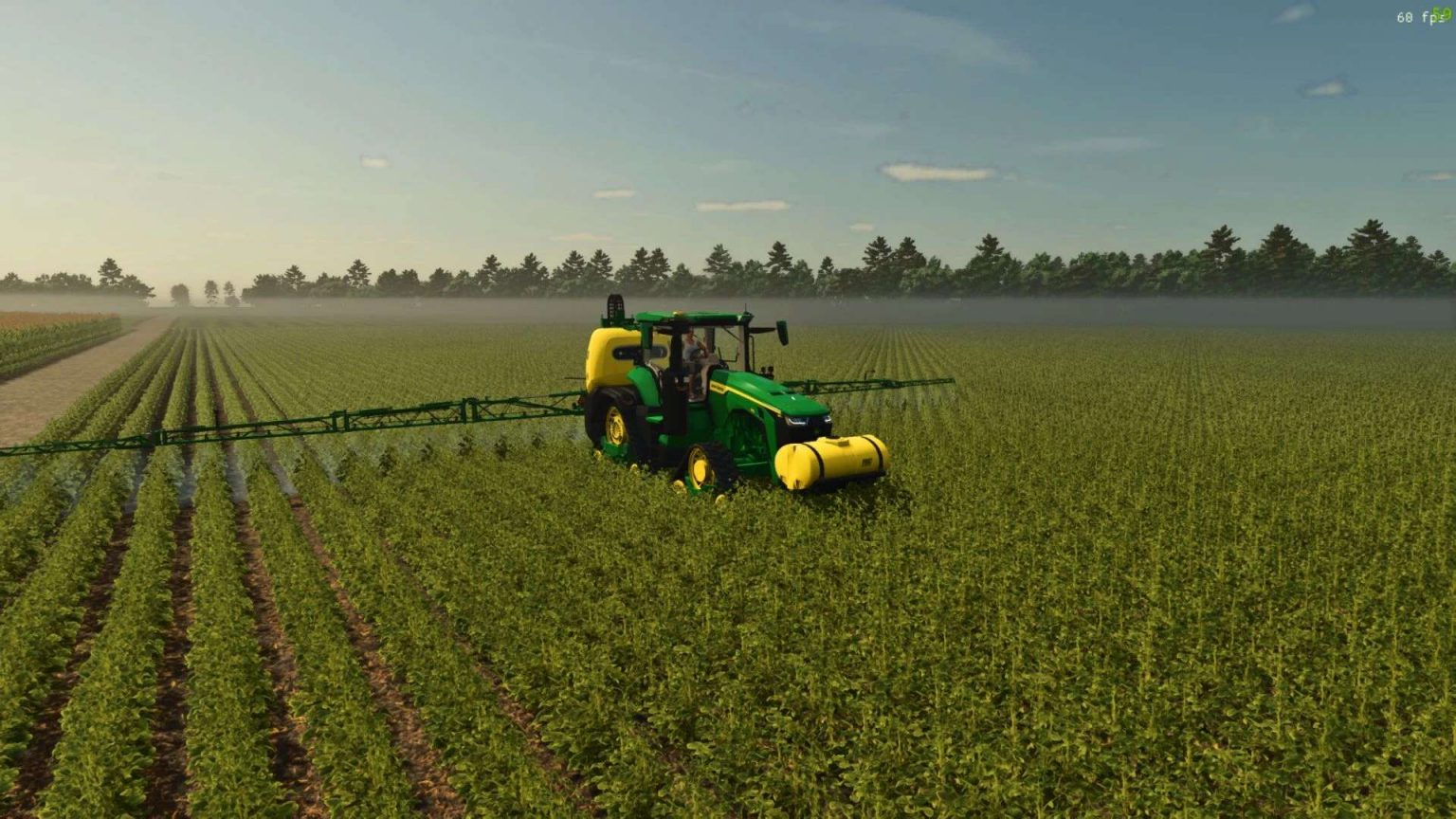 John Deere 8RX US v1.0.0.0 - FS25 / FS22 Mod