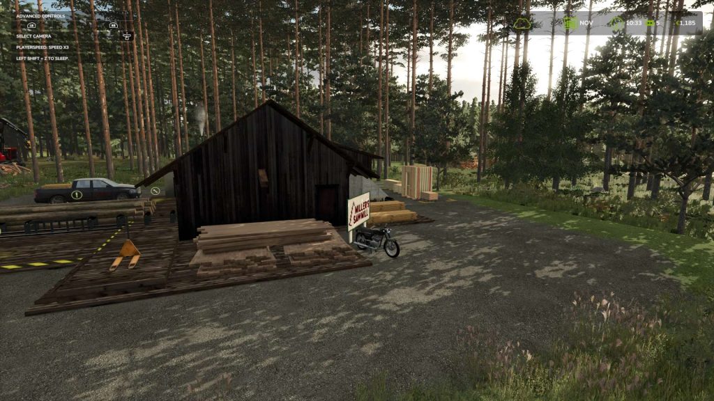 OLD SAWMILL v1.0.0.0 - FS25 / FS22 Mod