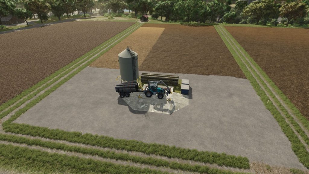 Stationary Wood Chipper V1.0.0.1 - FS25 / FS22 Mod