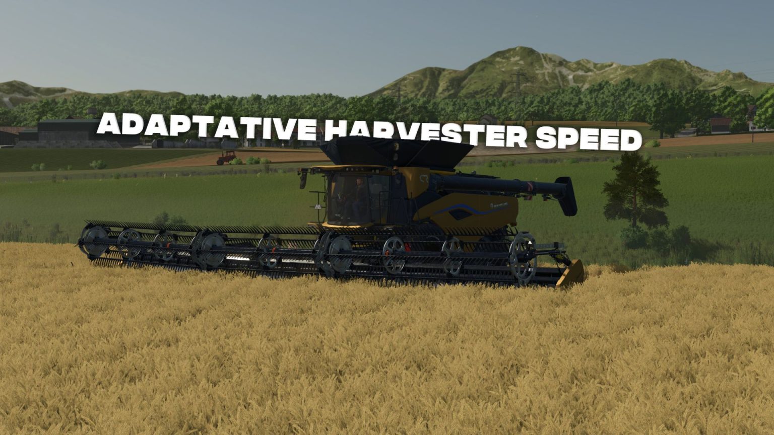 Adaptive Harvester Speed V1.0.0.0 - FS25 / FS22 Mod